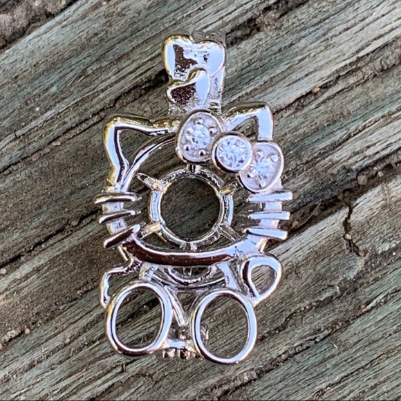 Hello Kitty | Jewelry | Sterling Silver925 Hello Kitty Pearl Cage ...